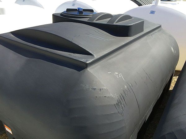 950 Imp Gallon Black Hippo Leg Water Tank | Flaman Agriculture