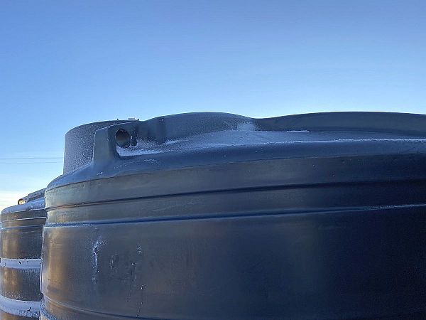 Enduraplas 2000 US Gallon Black Flat Bottom Storage Tank | Flaman ...